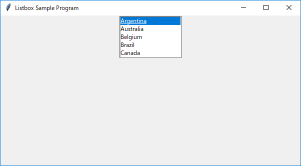 【python Guiサンプル】tkinterでlistbox リストボックス を使ってみる エンジニアになりたいブログ